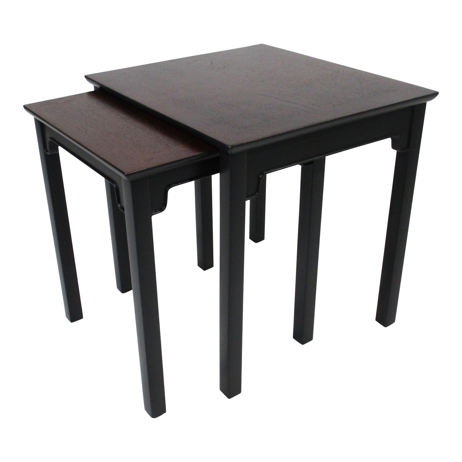 Mid Century Walnut Nesting Tables by Heritage Henredon | Chairish