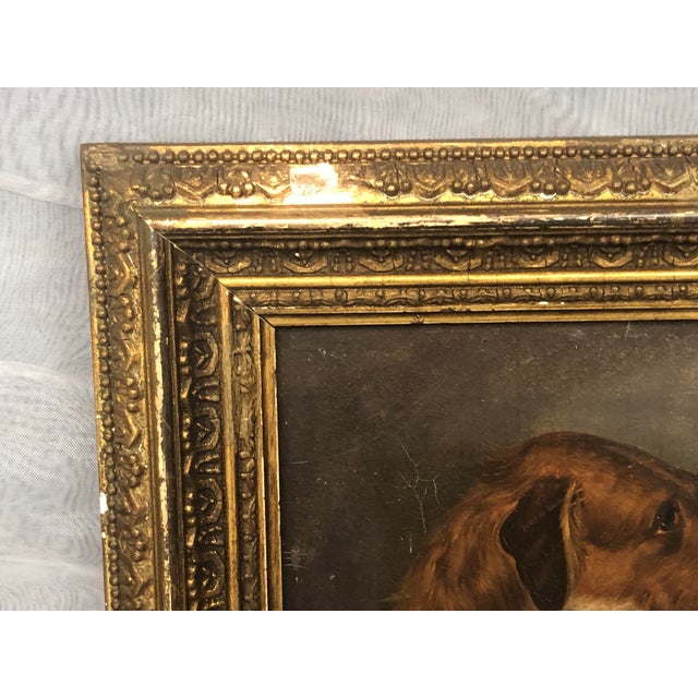 Original Oil Painting Dog Portrait by Edwin Loder, 19th Century British ...