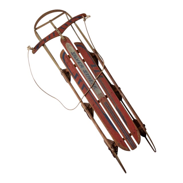 Vintage Garton Sliver Streak Sled | Chairish