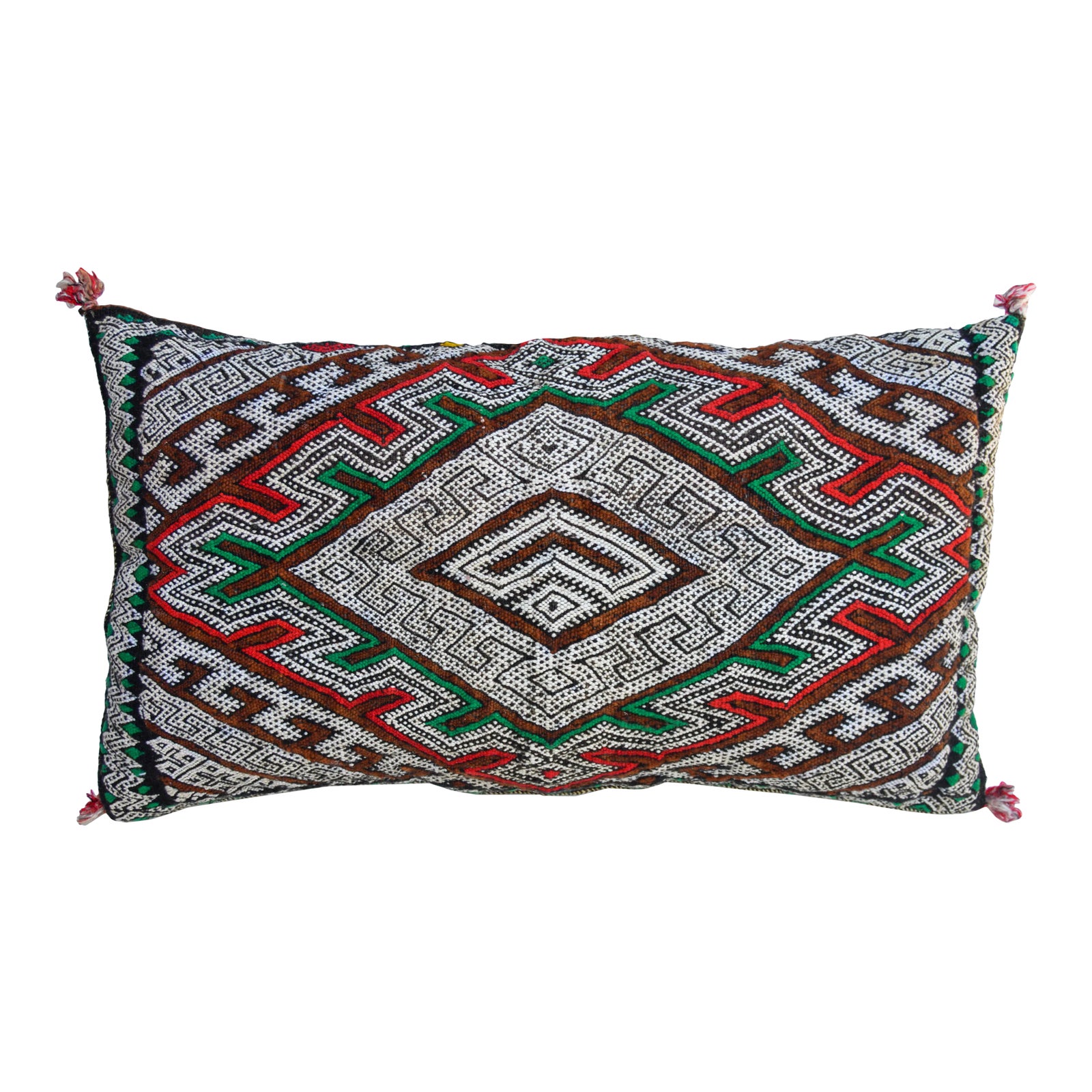 Moroccan Motif Berber Pillow | Chairish