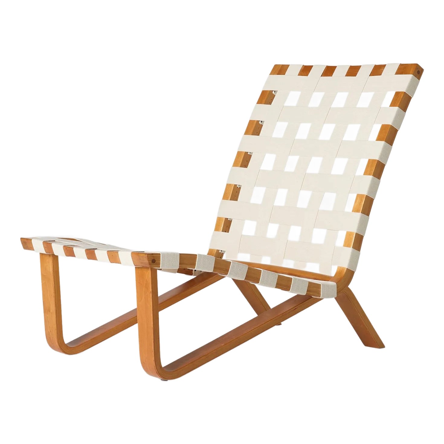 Webbed Lounge Chair by Clifford Pascoe for Pascoe Industries | Chairish