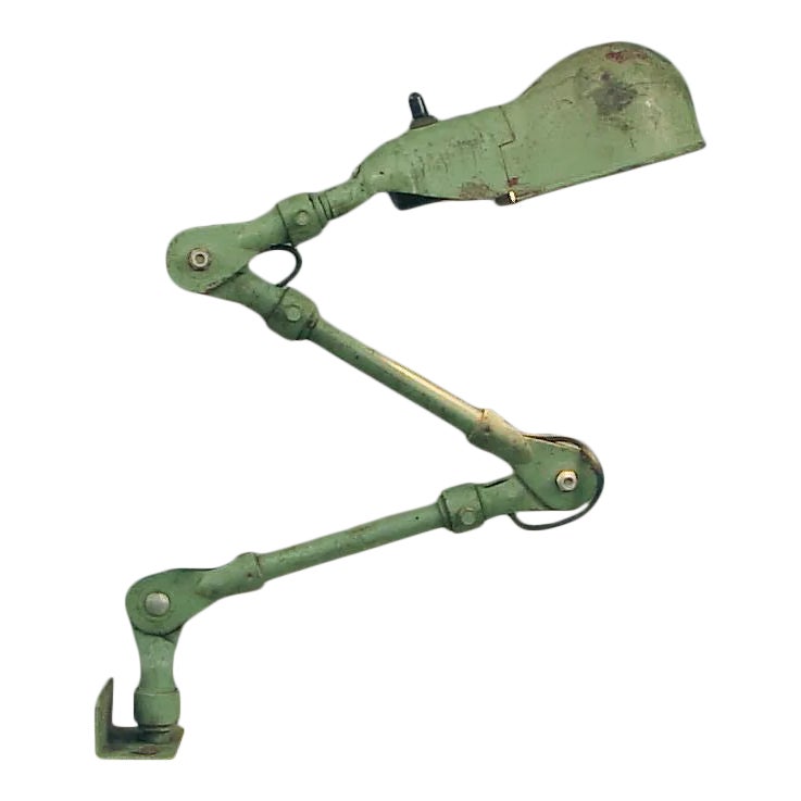 Vintage 1940s Articulated Task or Workbench/Desk Lamp | Chairish
