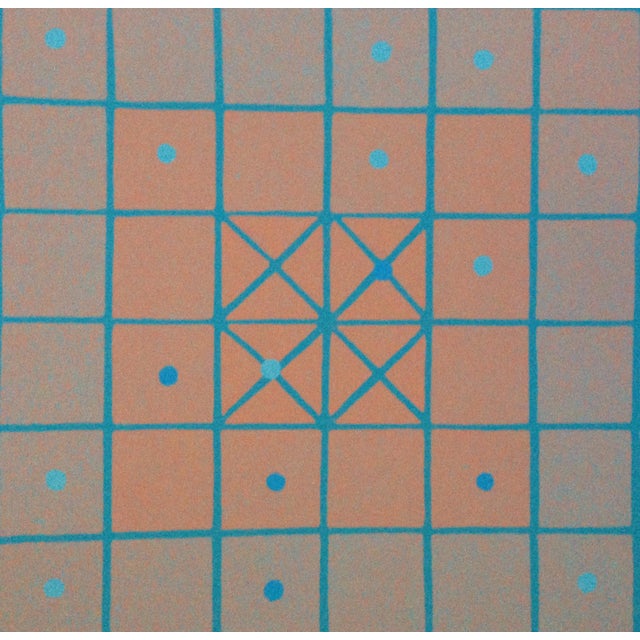 1973 Op-Art Silkscreen Signed Bay Area Artist | Chairish