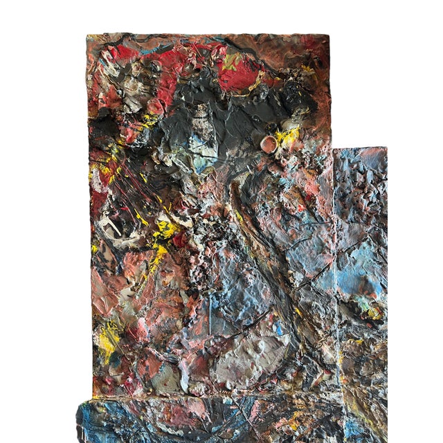 Michael David, Large Michael David Abstract Expressionist Encaustic ...