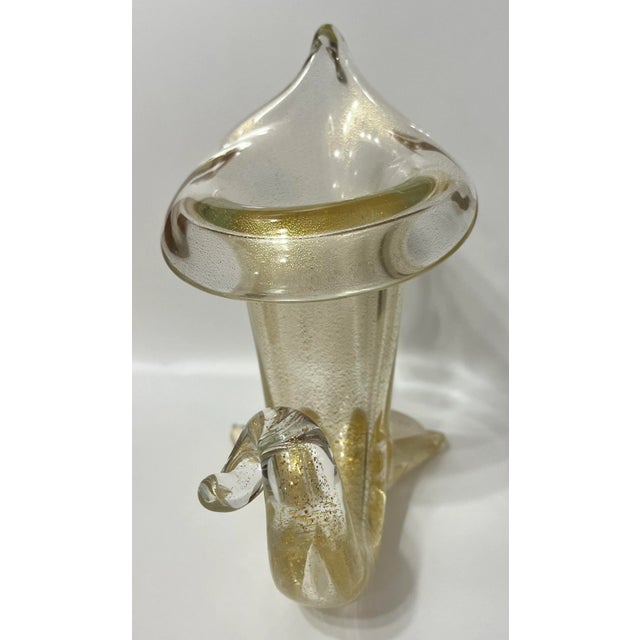 Vintage Murano Archimede Seguso Glass Cornucopia/Horn of Plenty/Jack in ...