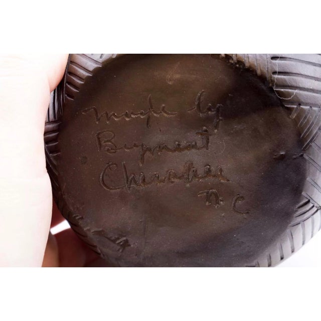 Vintage Lama Oaxaca Native Mexican Black Clay Vessels with Carved ...