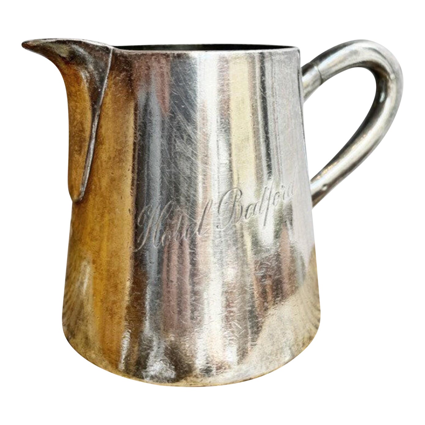 Antique Christofle Silver Plated Pitcher From Hotel Bedford Paris ...