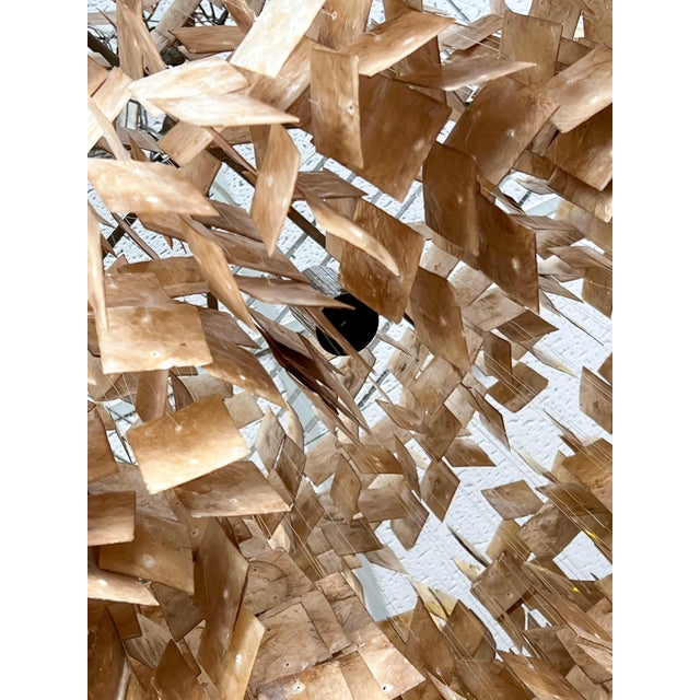 Vintage Capiz Shell Chandelier | Chairish