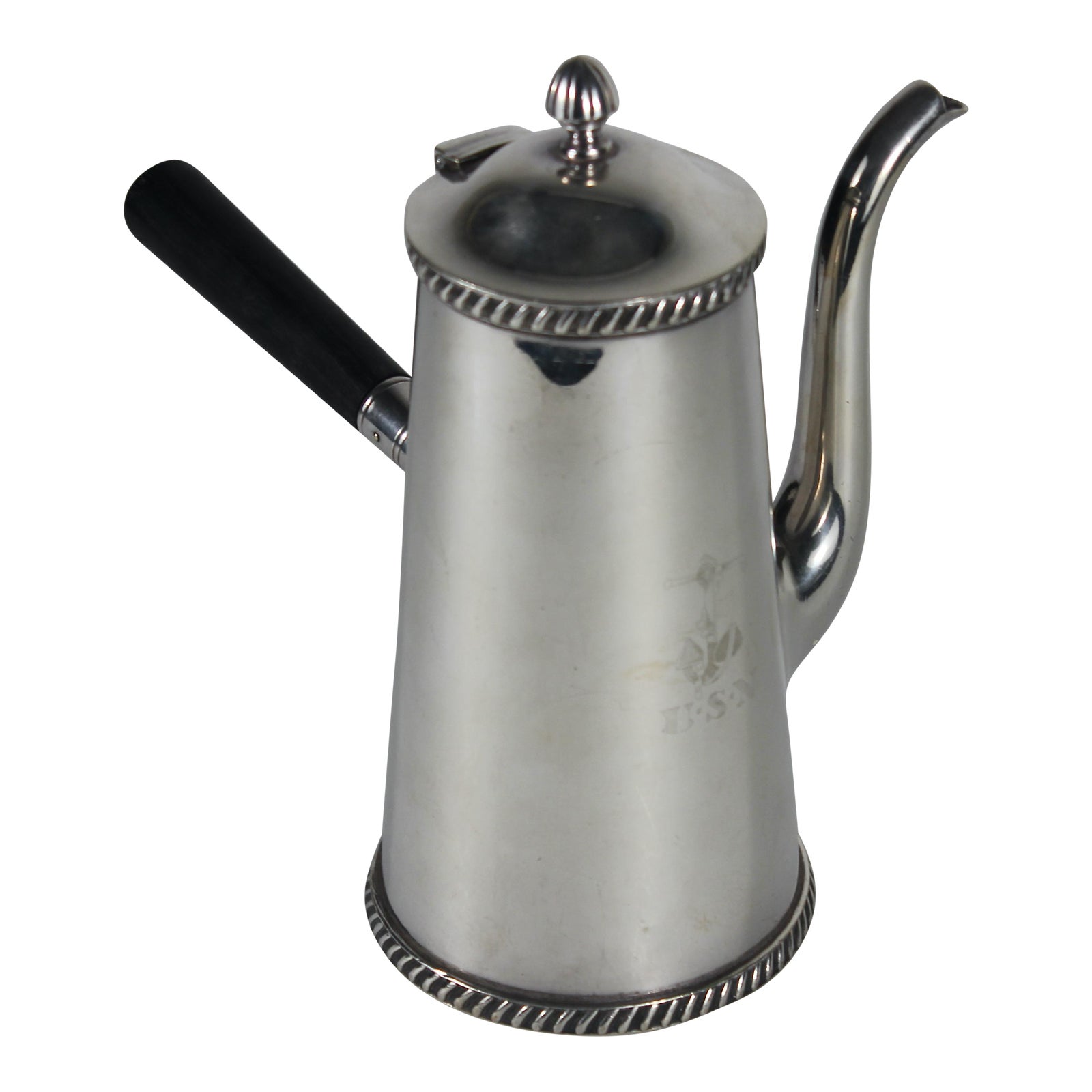 1942 Reed & Barton Silver Soldered Usn Coffee Pot, V 3000 451 | Chairish