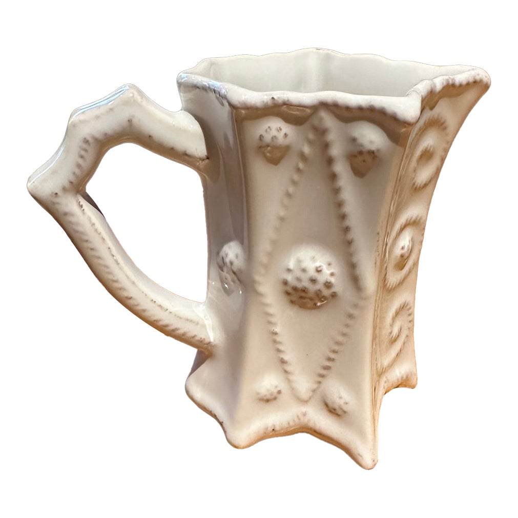 Juliska Ceramics Jardins Du Monde White Wash Beehive Milk Pitcher ...