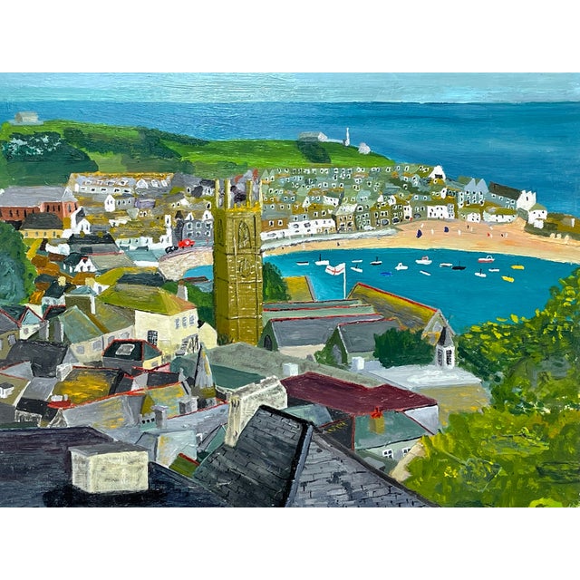 Contemporary Original English Impressionist Coastal Oil Painting of St ...