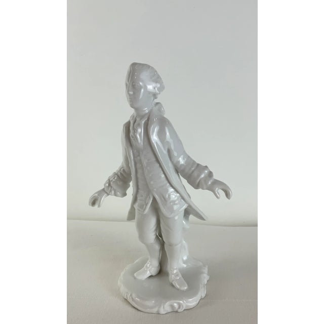 19th Century Porcelain Furstenberg Figurine of a Gentleman | Chairish
