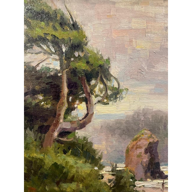 Framed Oil on Canvas "Trinidad Bay - Eureka" Beach Scene, Jeff ...