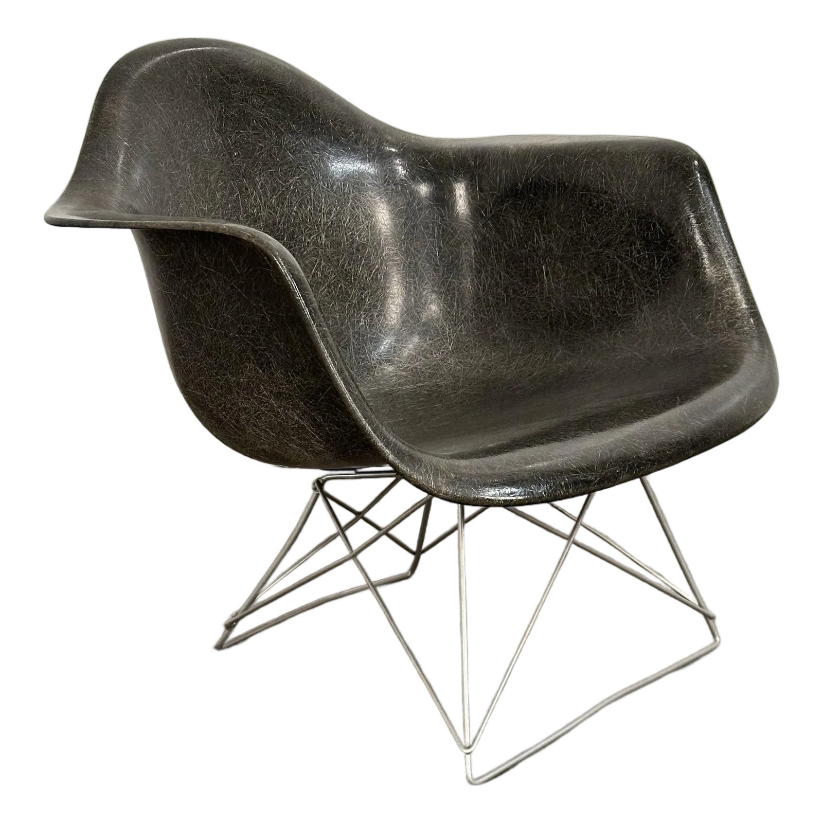 Eames for Herman Miller Fiberglass Lar Lounge Chair With Cat’s Cradle ...