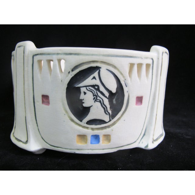 Weller Creamware Reticulated Ethel Pottery Bowl | Chairish