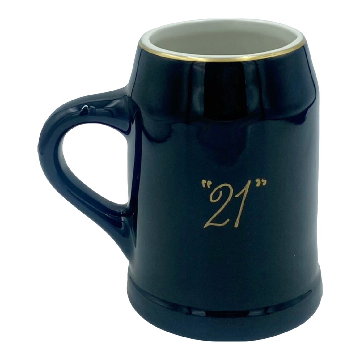 Vintage the 21 Club Nyc Restaurant Mug Stein Cup Iron Gate Black New ...