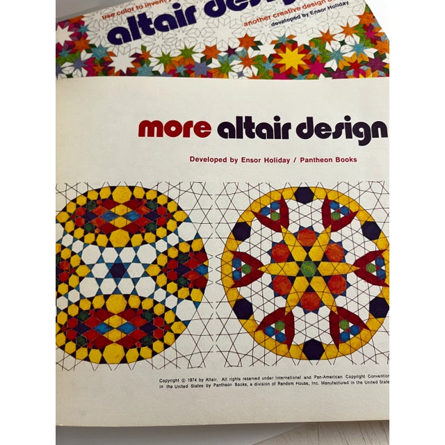 1970s Altair Design Coloring Books- Set of 2 | Chairish