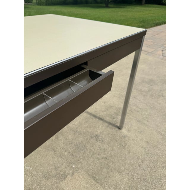 1980s Vintage Steelcase Modern Desk | Chairish