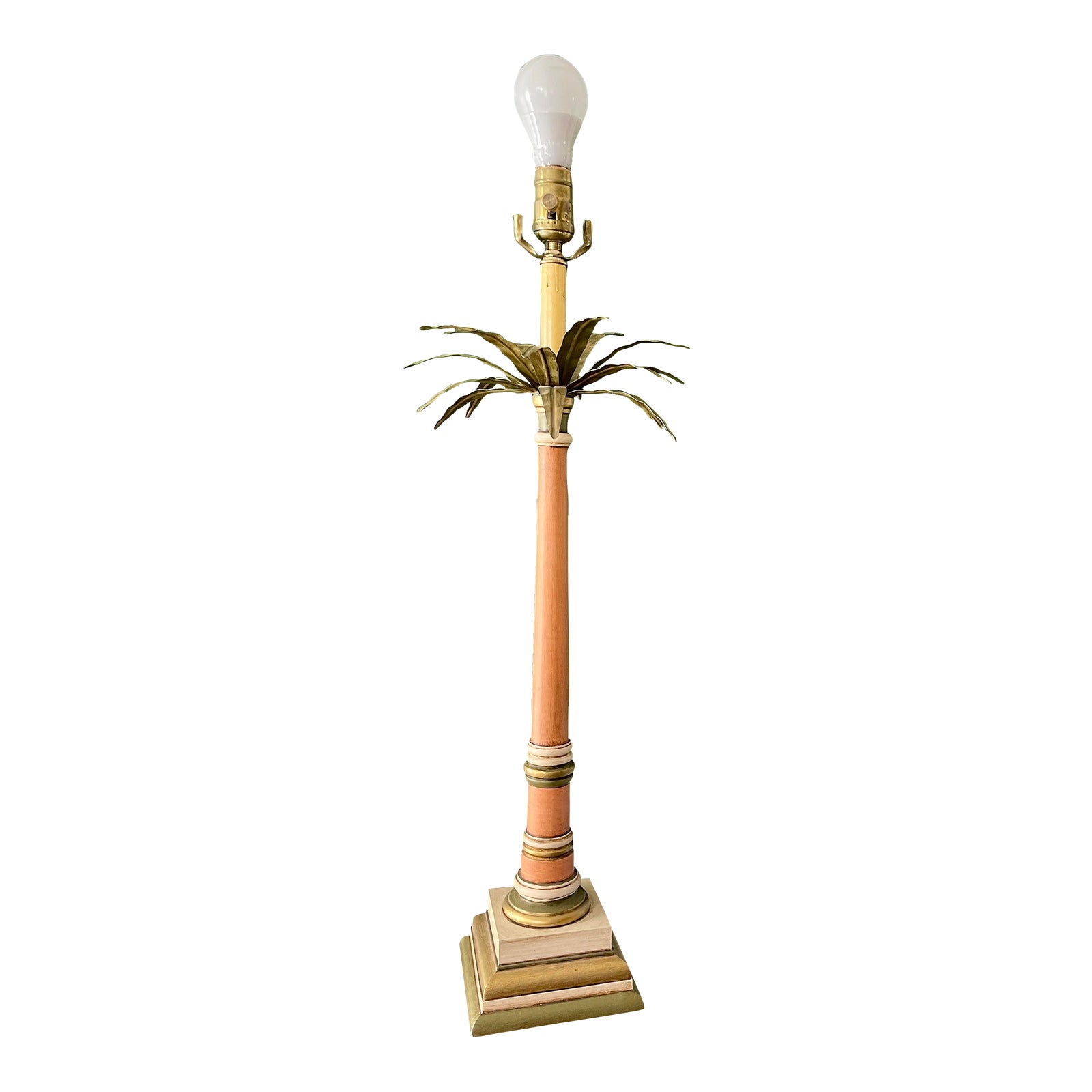 John Richard Palm Tree Lamp | Chairish