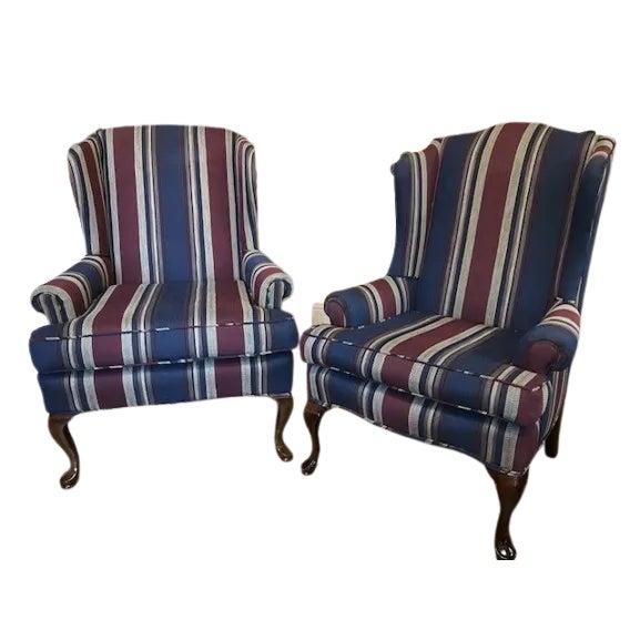 Traditional Wingback Chairs - Set of 2 | Chairish