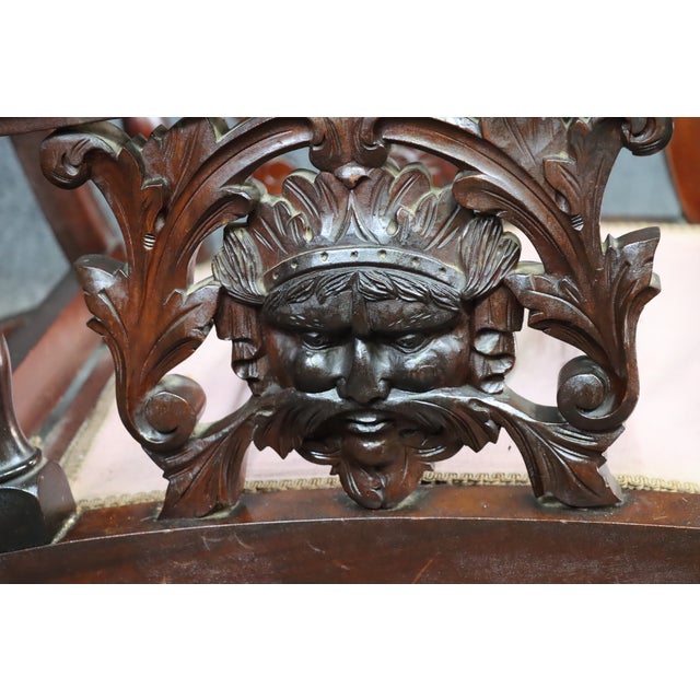 Mahogany Victorian Morris Lounge Chair | Chairish