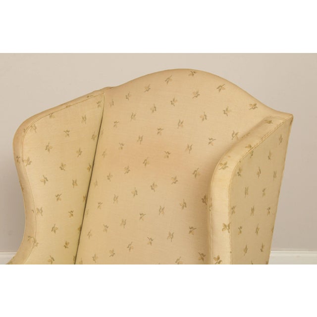 1970s Kittinger Historic Newport Chippendale Style Wing Chair | Chairish