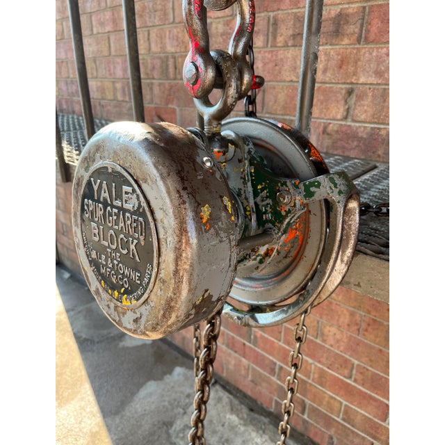 Denver Industrial Artifact 1 Ton Chain Fall (Hoist) Salvaged From Gates ...