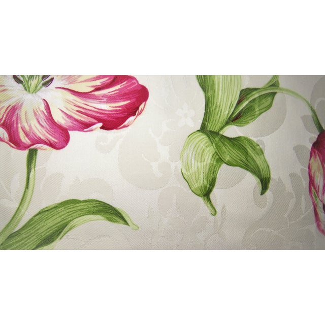 10 Yards P. Kaufmann Designer Brushed Cotton Fabric Tulips Floral ...