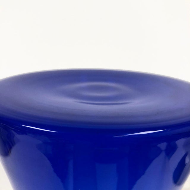 Vintage Hand Blown Cobalt Blue Glass Vase Chairish