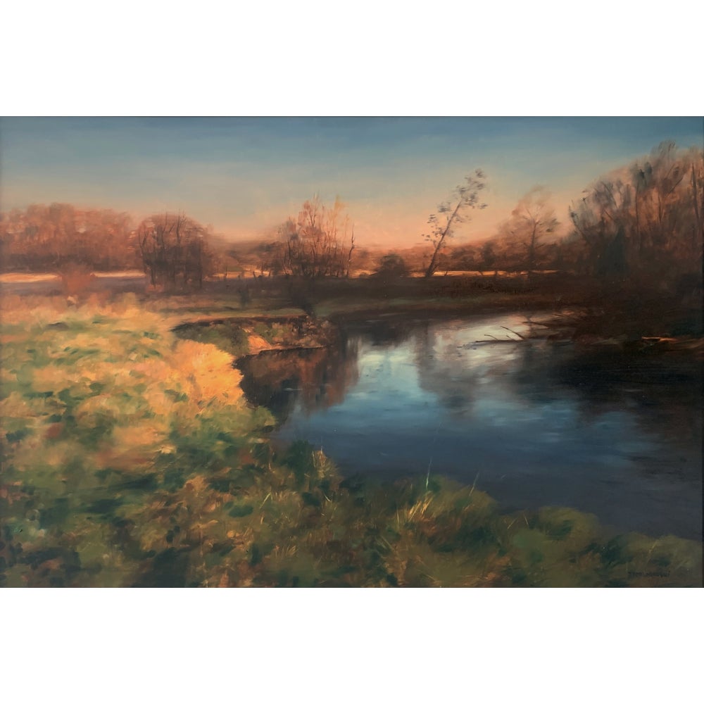 Jakub Podlodowski, Tonalist Landscape, Oil on Board, 2025 | Chairish