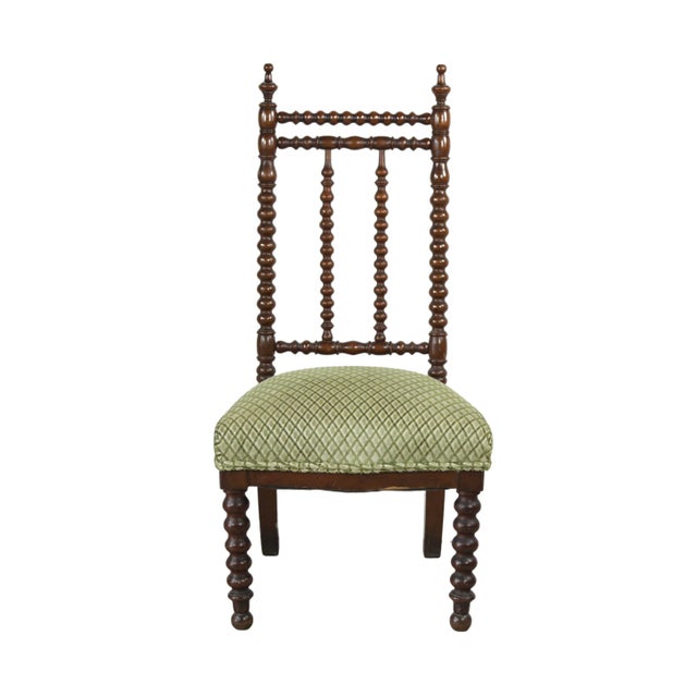A Fine 19th-Century French Napoleon III Spool Chair, | Chairish