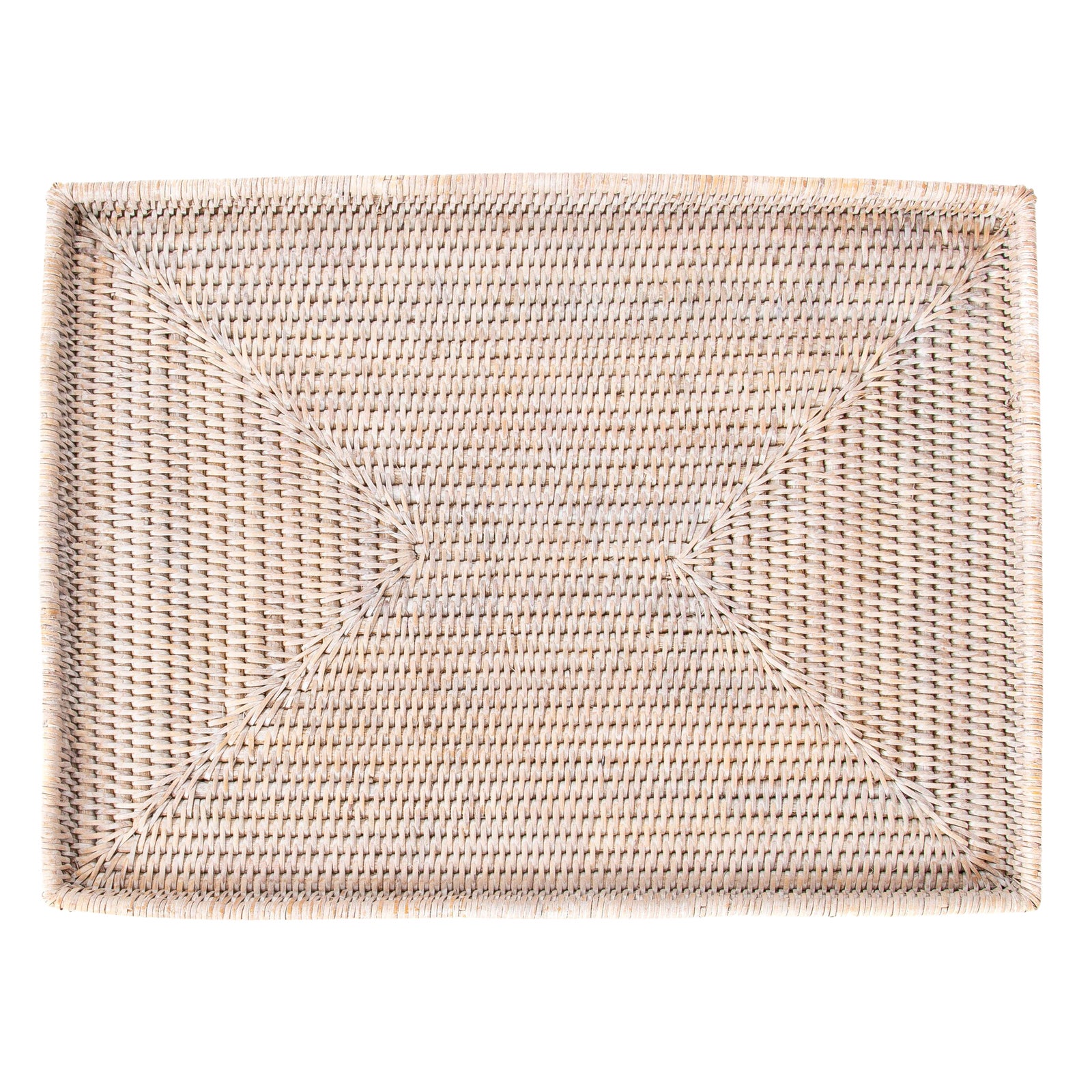 Artifacts Rattan Rectangular Tray | Chairish