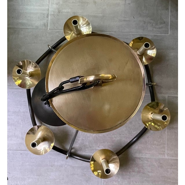 Visual Comfort Choros Aged Iron Chandelier by Barry Goralnick | Chairish