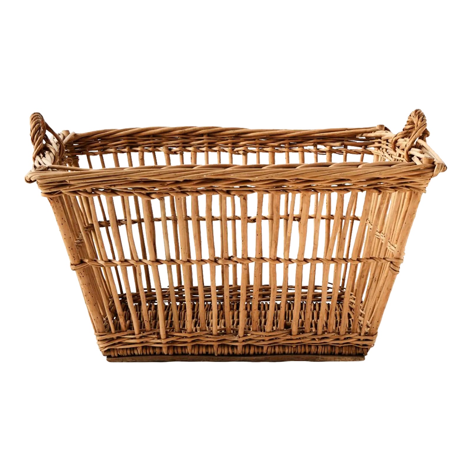 Early 20th Century Antique French Laundry Basket | Chairish
