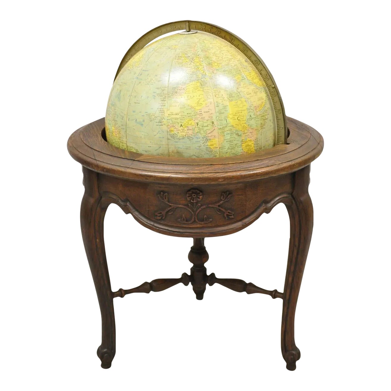 Replogle Globes French Country Provincial Style Revolving Floor Globe ...