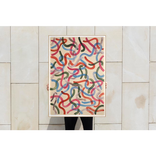 2022, Abstract Expressionist Brush Strokes Painting, "Deep in the ...