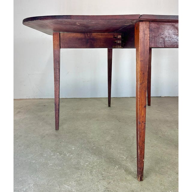 Antique Shaker Style Drop Leaf Pine Dining Table | Chairish