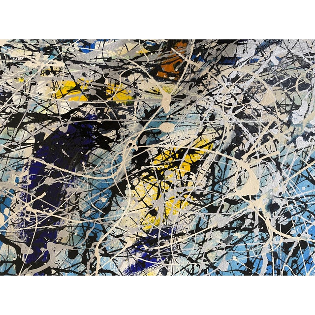 "Sailboat Race" Abstract Painting by Gordon Couch | Chairish