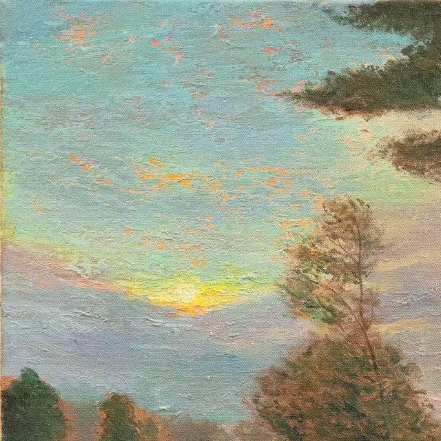 'Woodland Sunset' by Carl Warren | Chairish