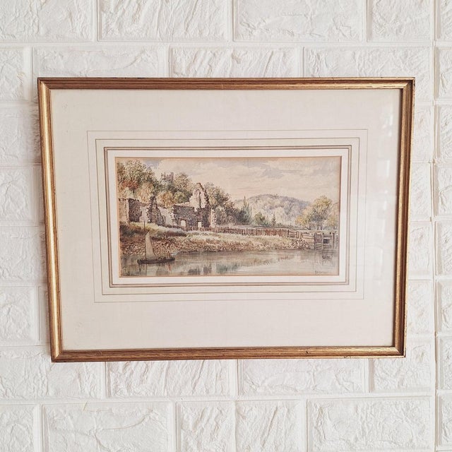 Alfred Henry Vickers, English School Coastal Scene, Watercolor, Early ...