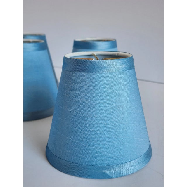 Royal Design Blue Chandelier Lamp Shades | Chairish