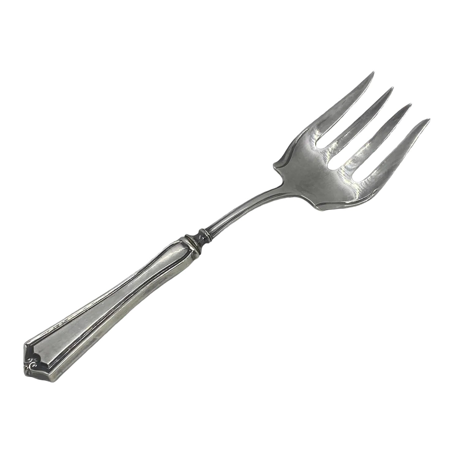 Early 20th Century American Silver Company Sterling Handle Cold Meat ...