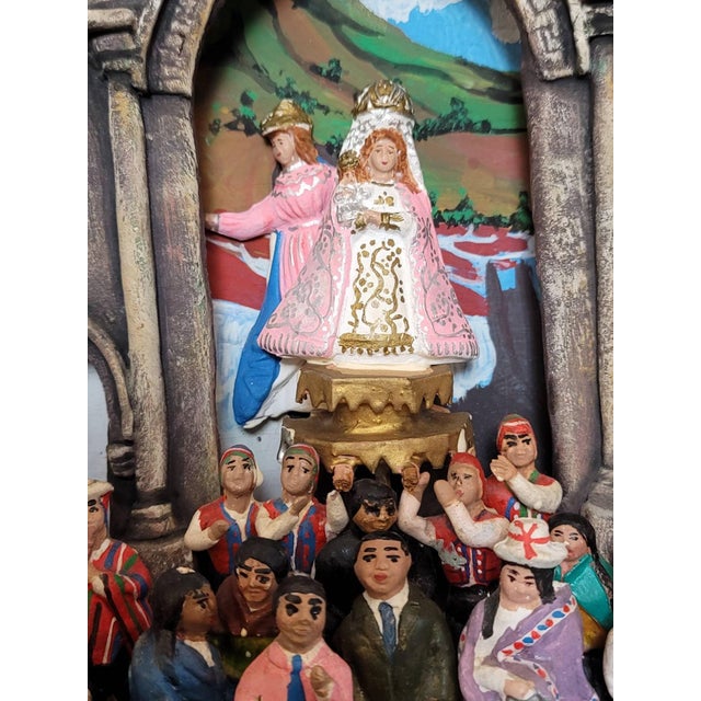 Vintage Latin American Folk Art Retablo | Chairish