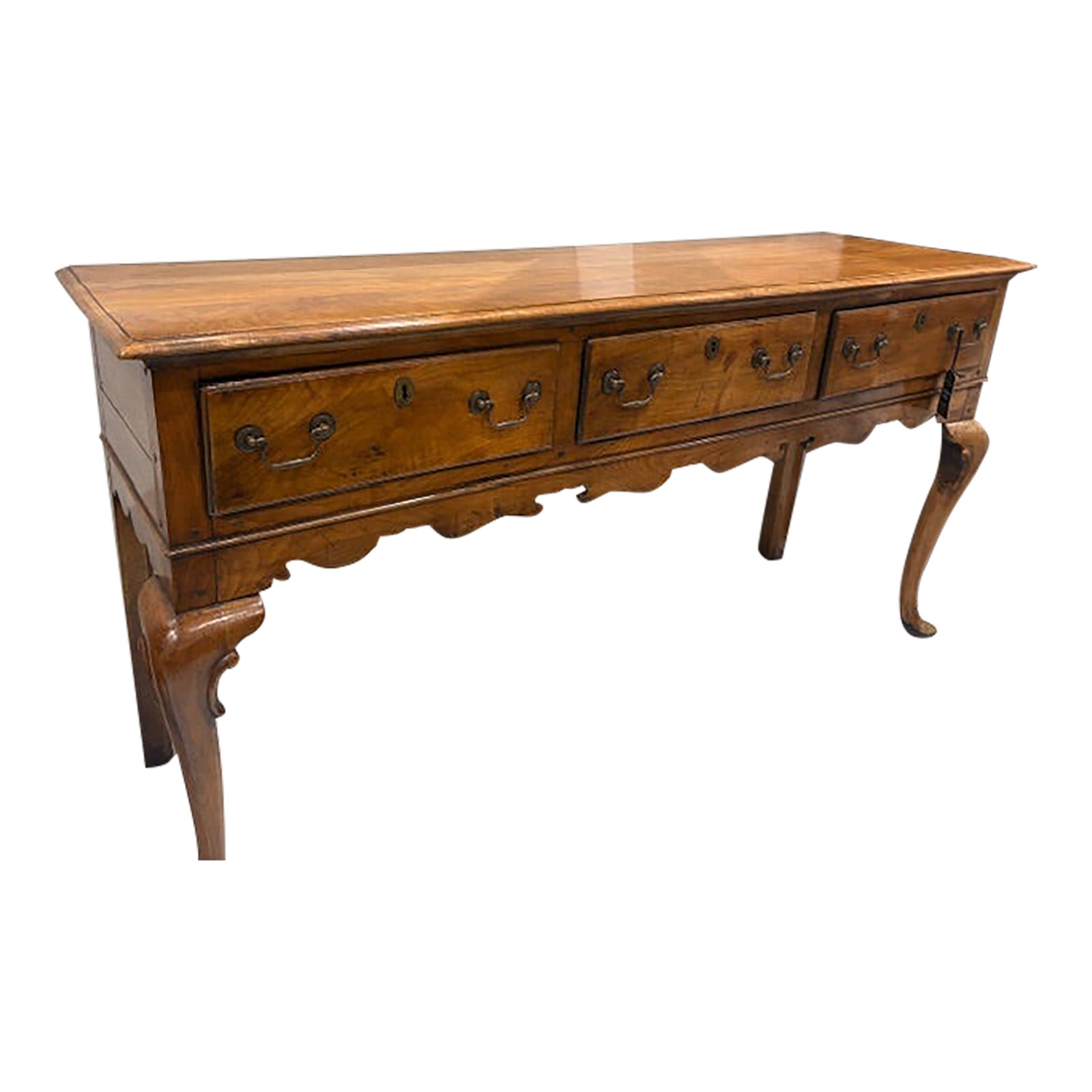 1960s Vintage English Bench Made Server | Chairish