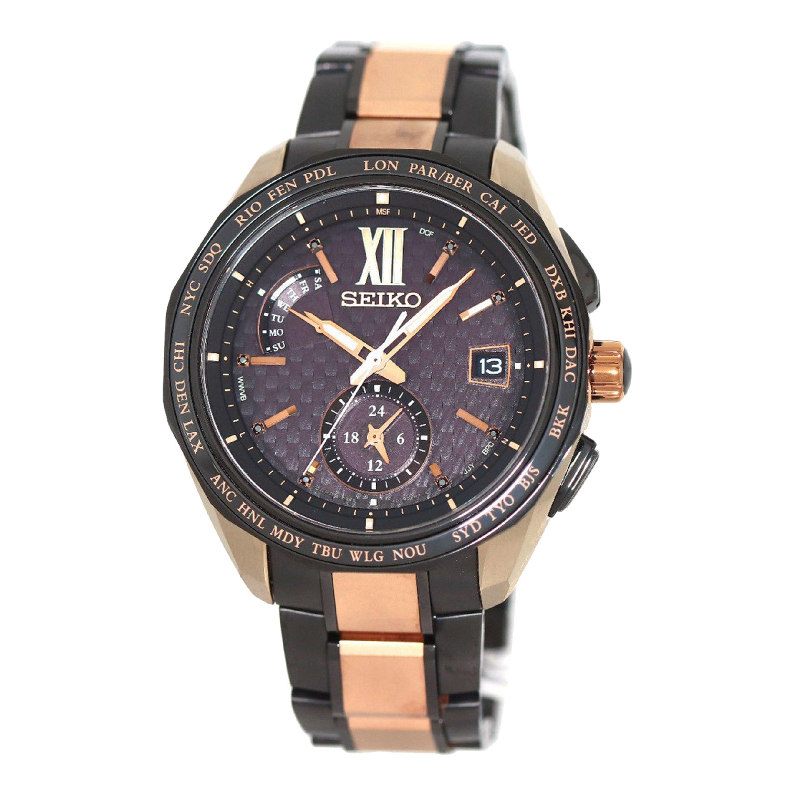 Seiko Saga254 8B63-0Ar0 Brightz Flight Expert 800 Limited Watch ...