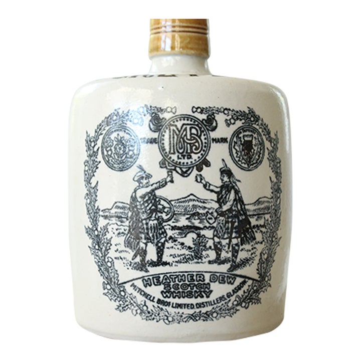 Scotish Wiskey Stoneware Jug | Chairish