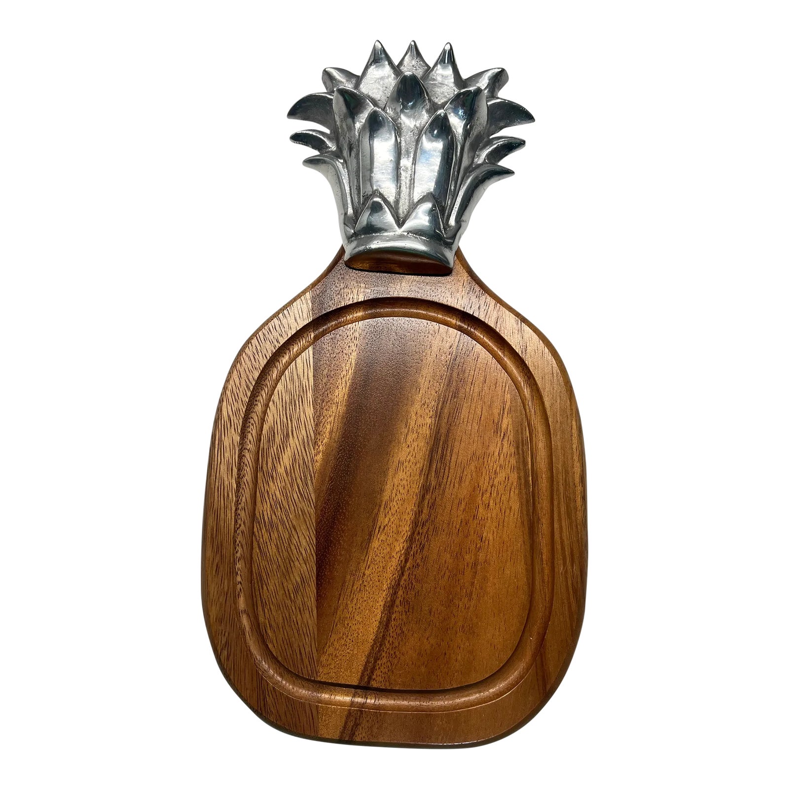 Pineapple Shaped Cutting Board or Charcuterie Board | Chairish