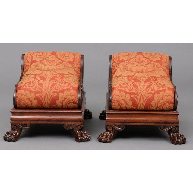 English Regency Footstools - a Pair | Chairish