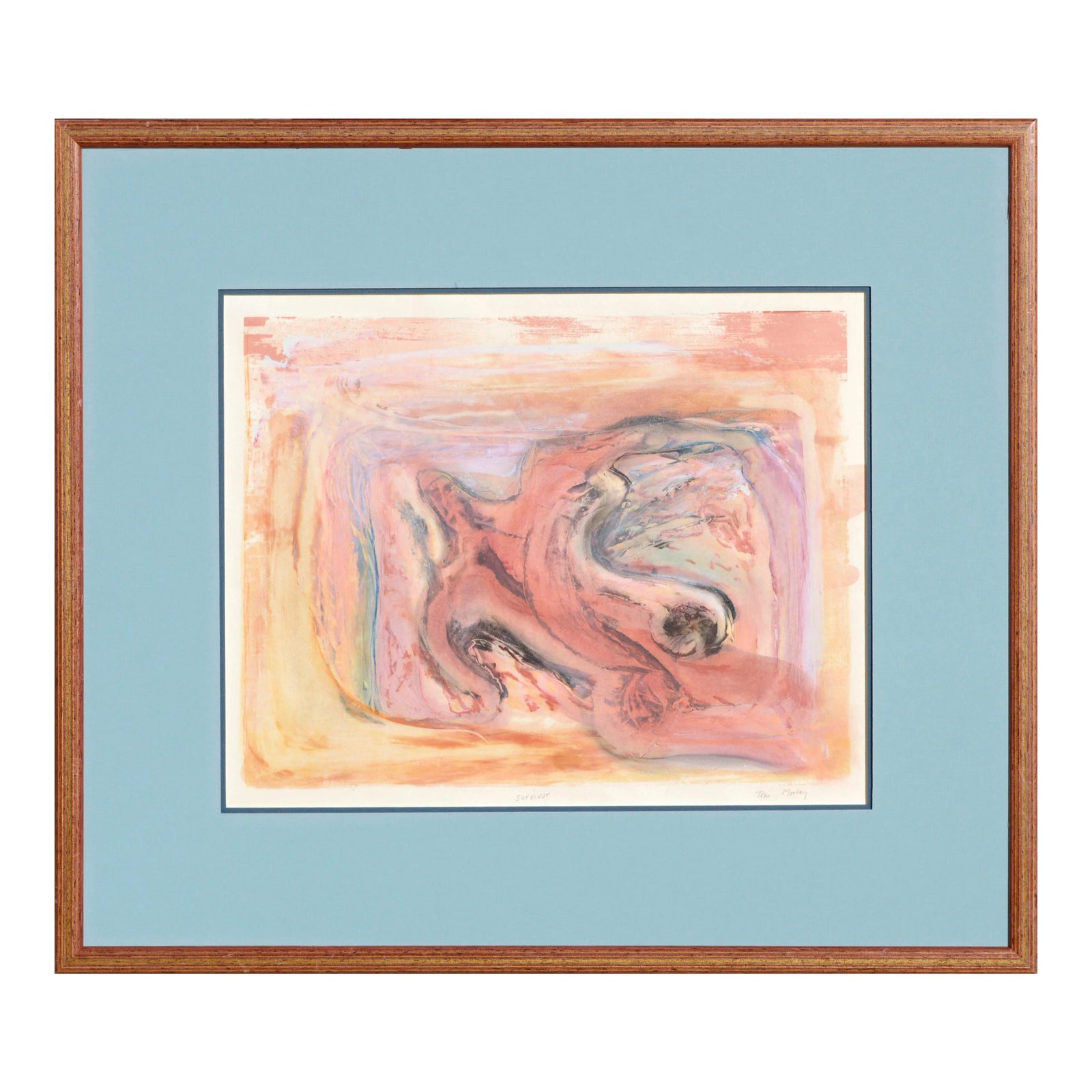 Toni Morley "Survivor" Abstract Expressionist Composition Circa 2000 ...