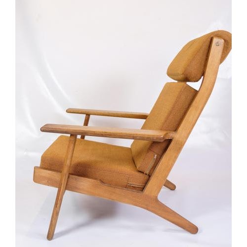 Armchair Model GE290A in Oak by Hans J. Wegner for Getama, 1960s | Chairish